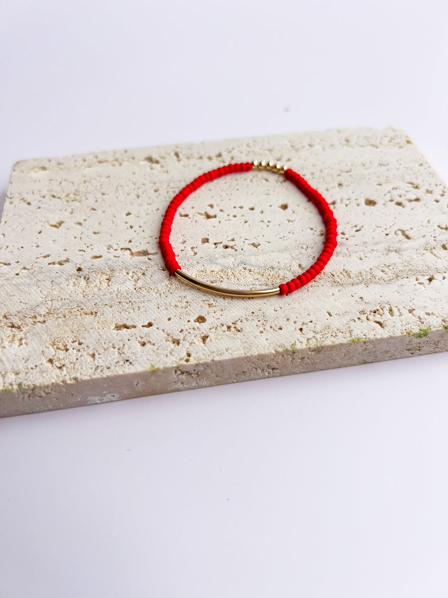 Weston Bracelet in Red – KC JOY PROJECT