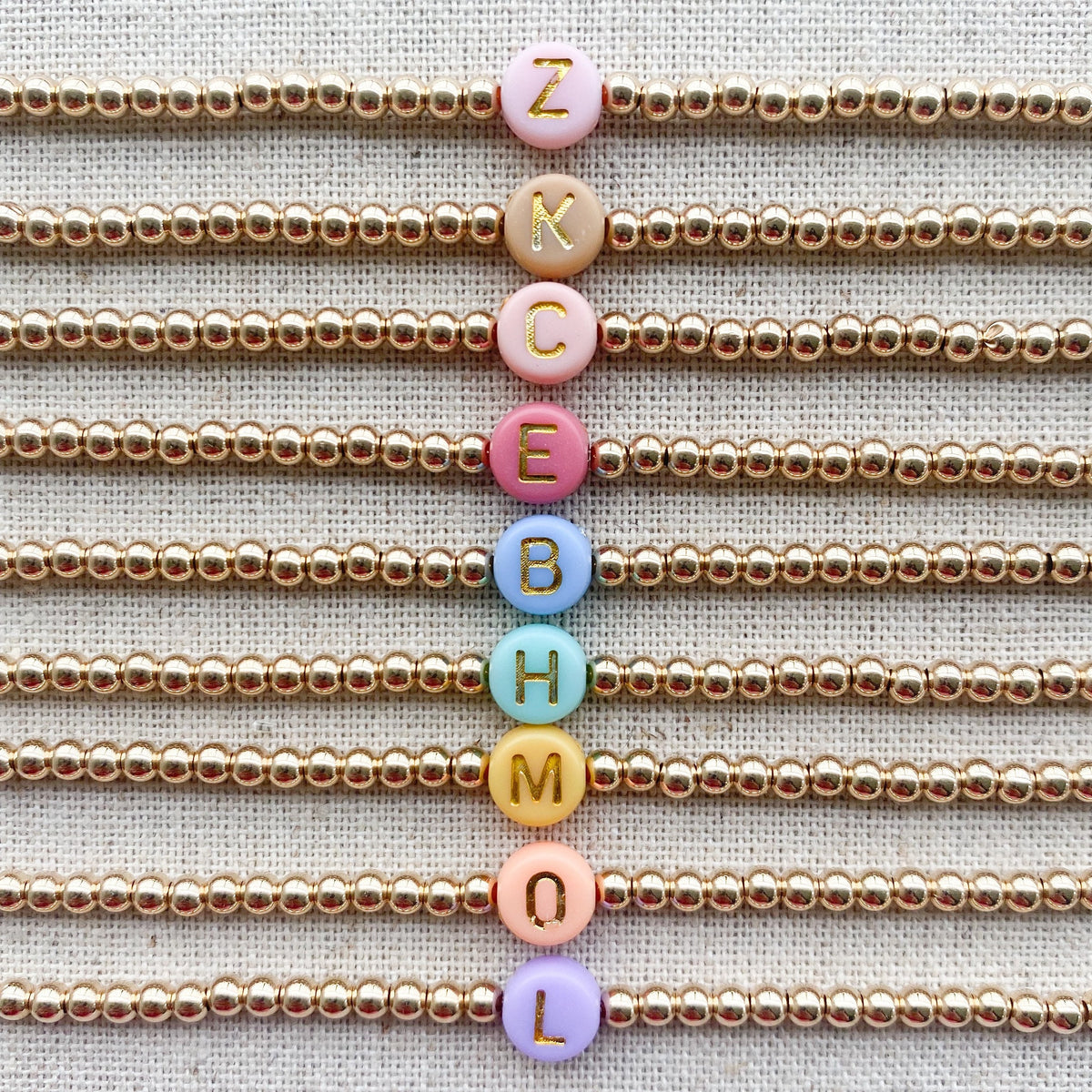 Initial in Color + Gold – KC JOY PROJECT