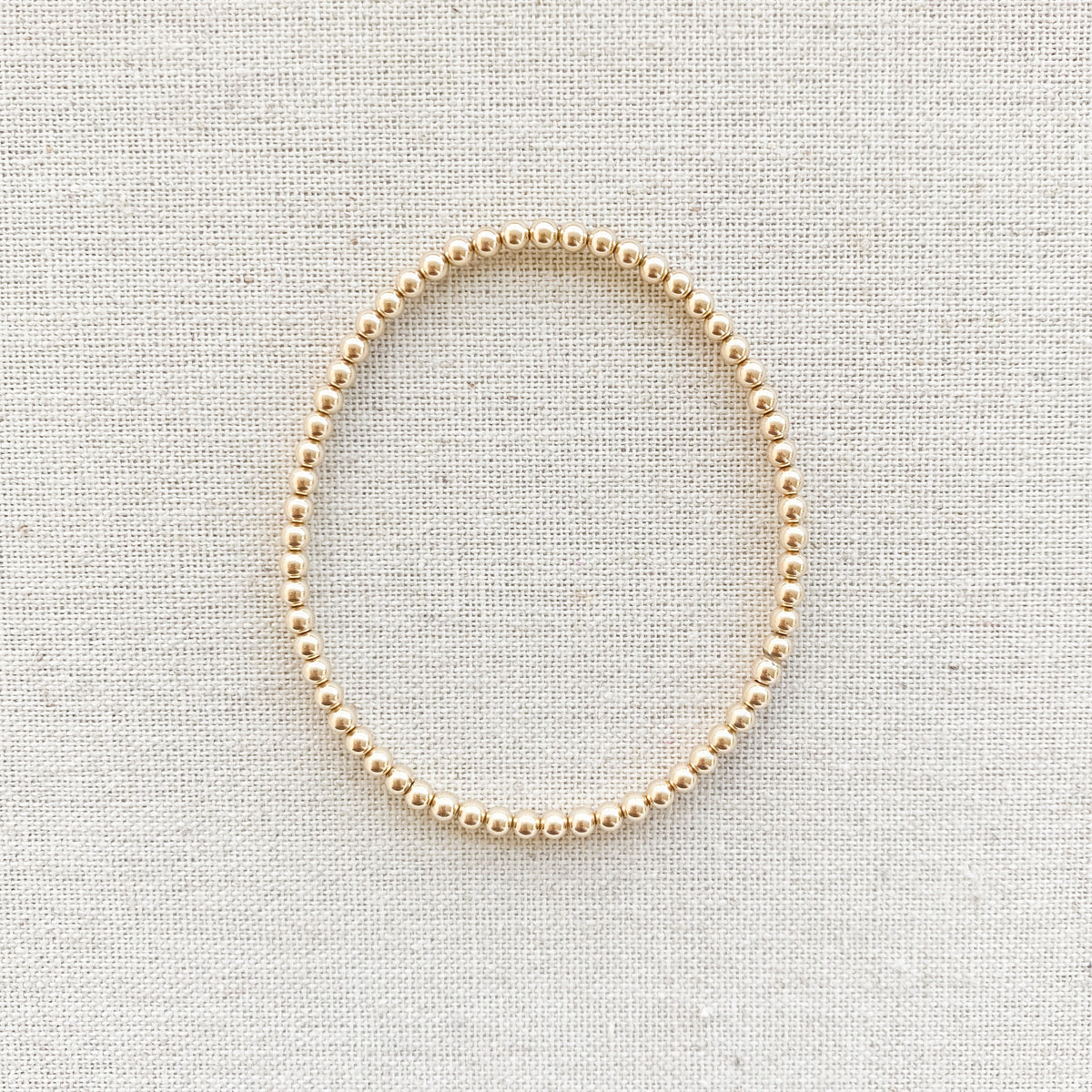 Bead Bracelet - 3mm Gold – KC JOY PROJECT